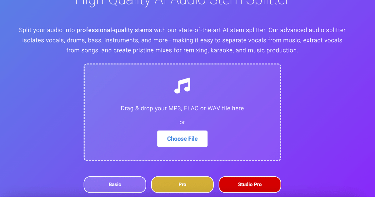 How To Use Our AI Audio Stem Splitter & Vocal Remover | BeatsToRapOn ...
