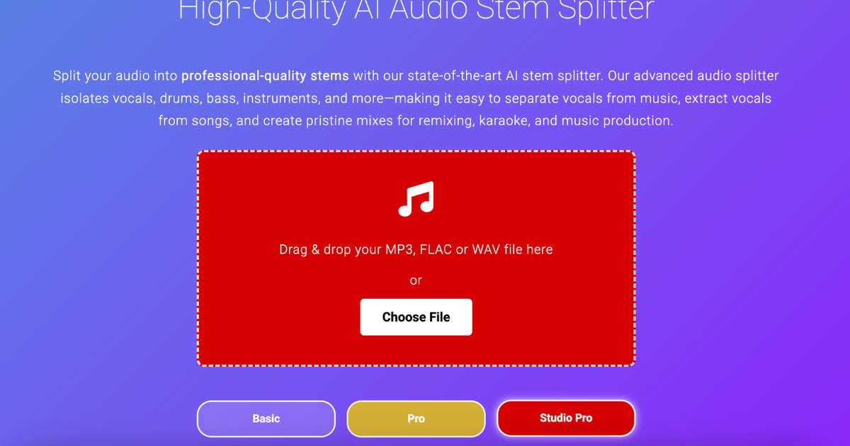 How To Use Our AI Audio Stem Splitter & Vocal Remover | BeatsToRapOn ...