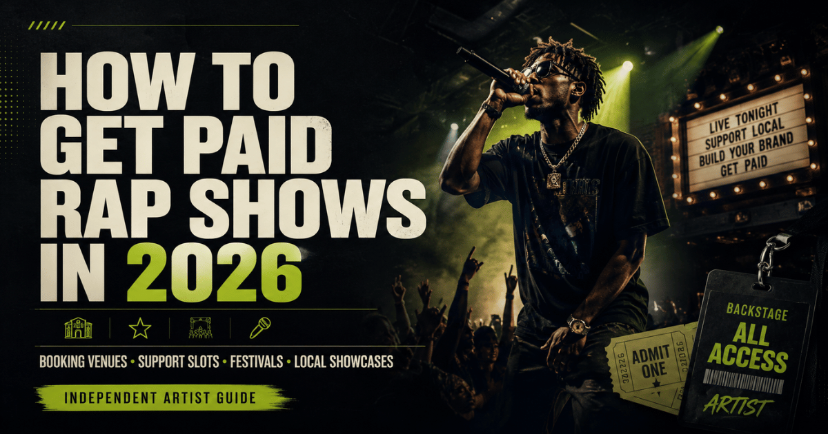 How to Get Paid Rap Shows in 2026: Booking Venues, Support Slots and ...